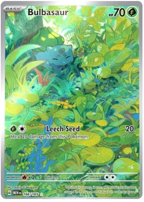 BULBASAUR - 166/165 [SCARLET & VIOLET: 151] – Craving Cardz